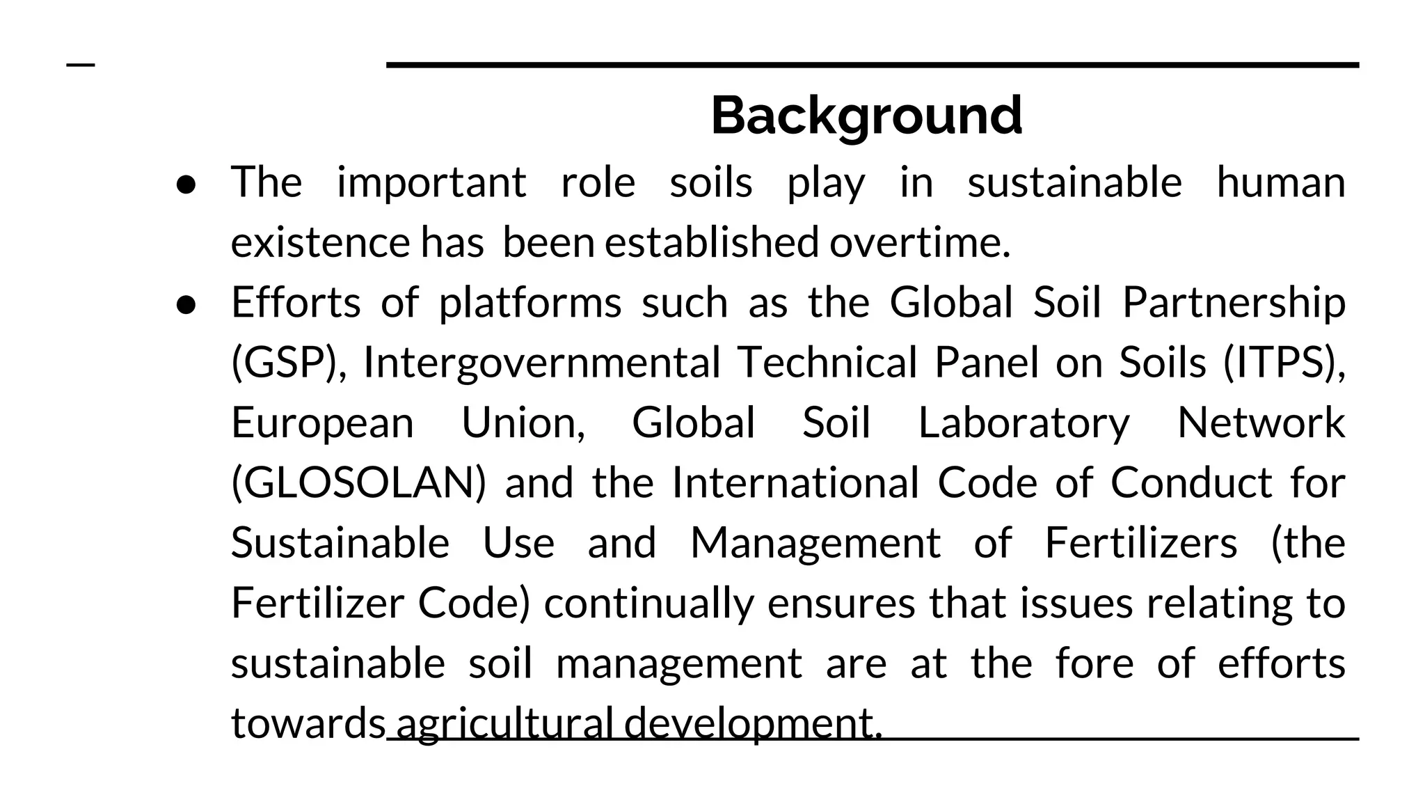 Challenges and opportunities for Soil Fertility Management in Africa | PPTX