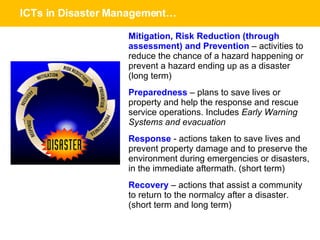 Disaster Management: role of ICTs | PPT