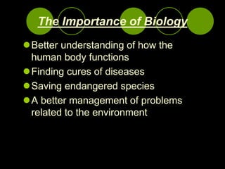 1Chap1.0IntroBio.ppt chapter 1 biologi spm | PPT