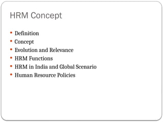 Introduction Strategy & of Human Resources Management | PPTX