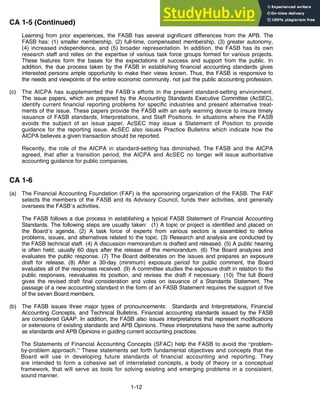 1 CHAPTER 1 Financial Accounting And Accounting Standards ASSIGNMENT ...