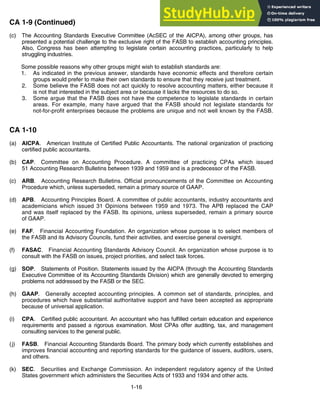 1 CHAPTER 1 Financial Accounting And Accounting Standards ASSIGNMENT ...