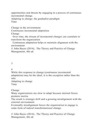 1Chapter 3Patterns of change2 Some organizations .docx