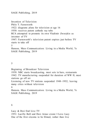 1 chapter 9televisionbroadcast and beyond2 | DOCX | History | Genres