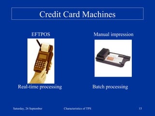 TPS Characteristics | PPT