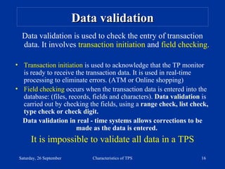TPS Characteristics | PPT