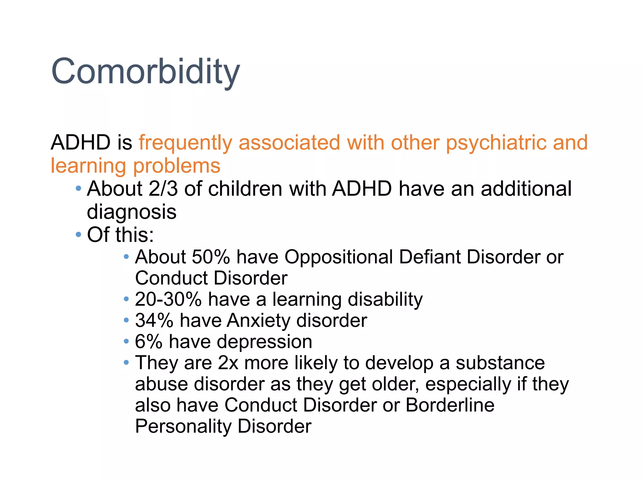 1 characteristics and definition of adhd | PDF