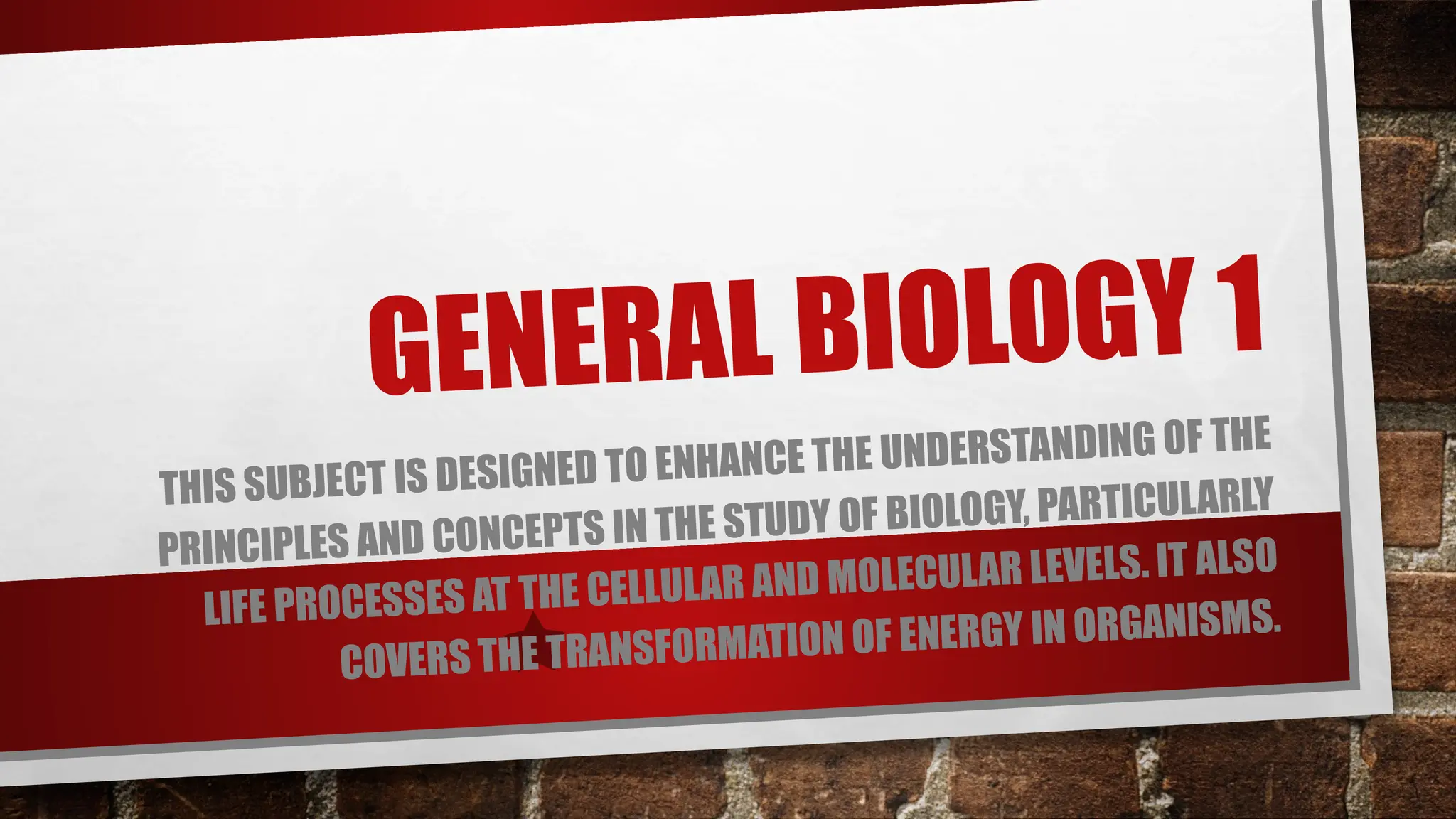 General Biology Characteristics of Life.pptx