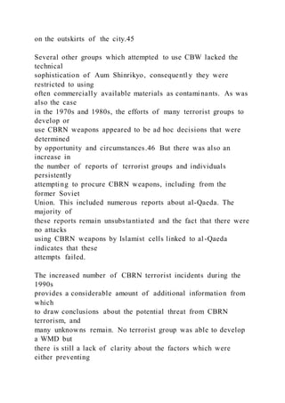 1CHEMICAL, BIOLOGICAL, RADIOLOGICAL AND NUCLEAR (CBR | DOCX