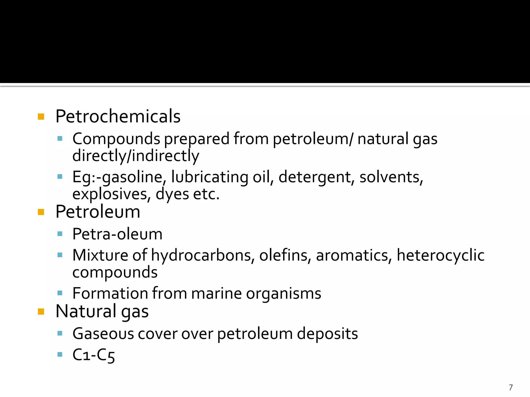1 chemistry in daily life 1 petrochemicals | PDF