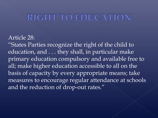 1 childrens rights | PPT | Parenting | Family and Relationships