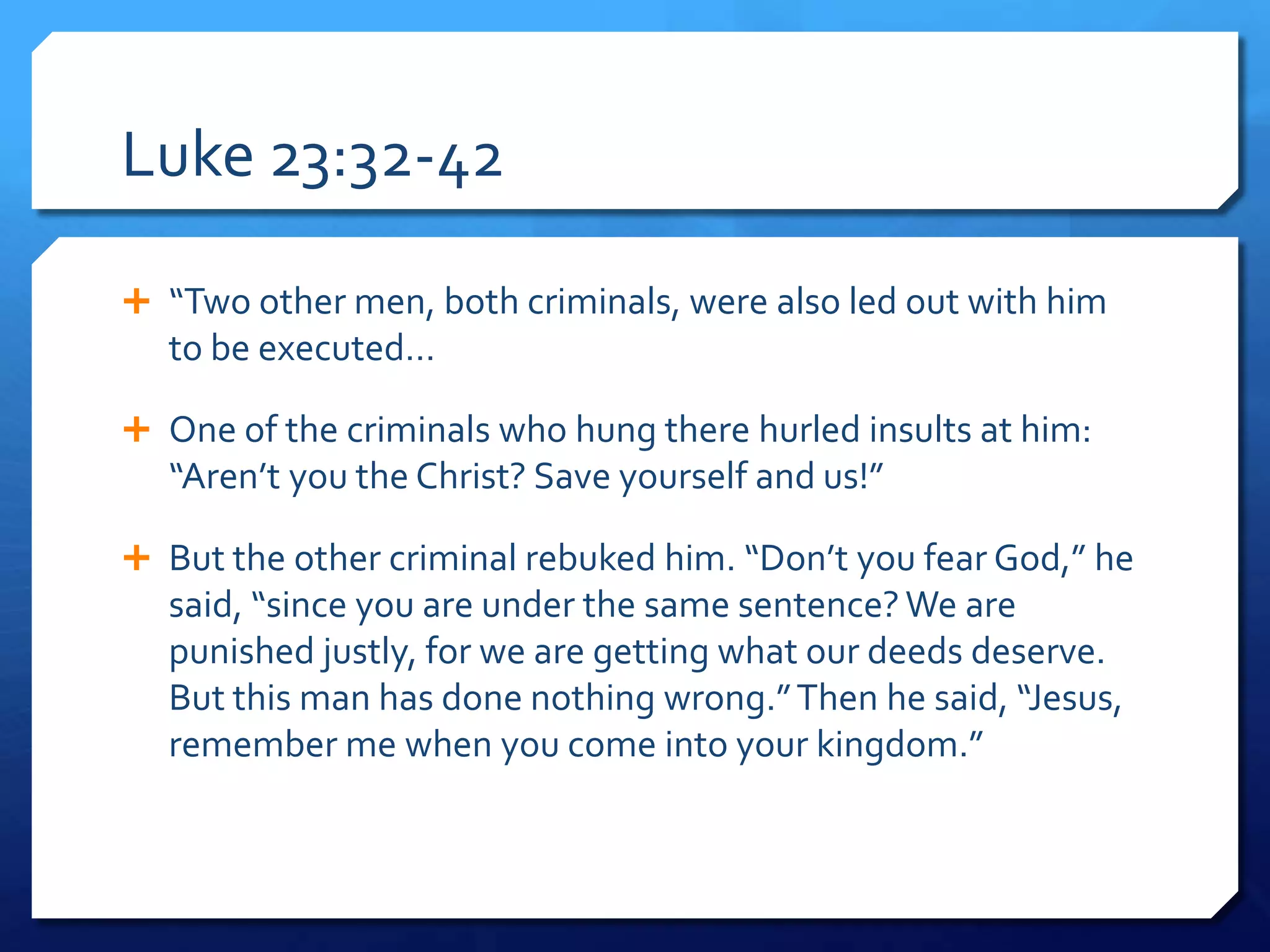 1 choose jesus | PPTX