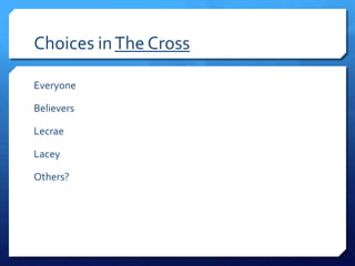 1 choose jesus | PPTX