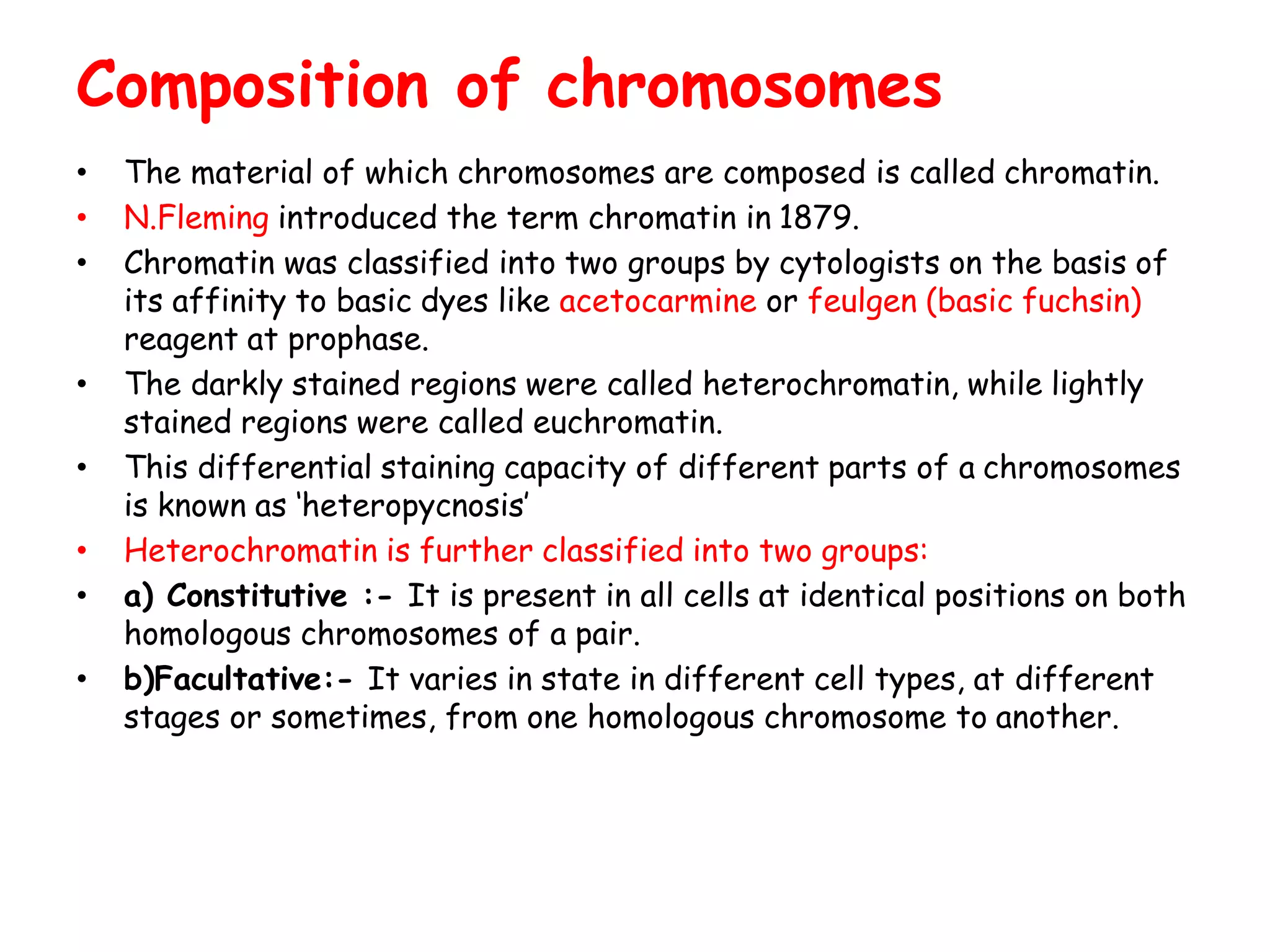 1chromosome STRUCTURE AND FUNCTION | PPT