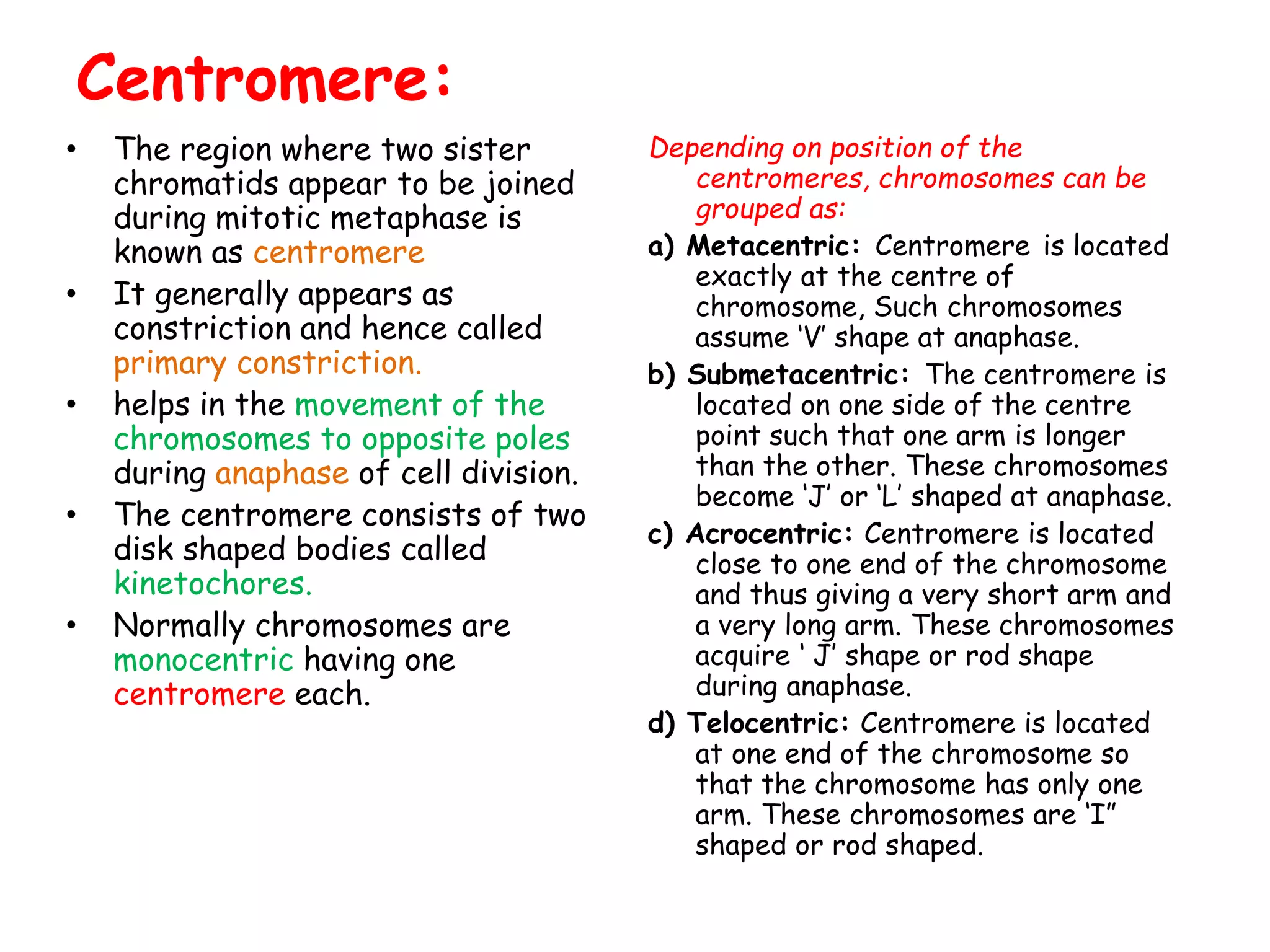 Chromosome Structure & Function | PPTX