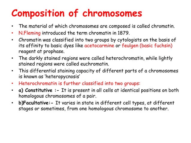 Chromosome Structure & Function | PPTX | Genetics | Science