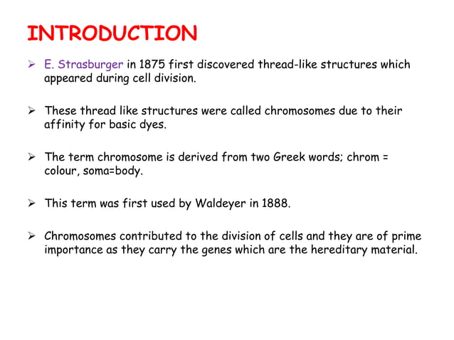 Chromosome Structure & Function | PPTX | Genetics | Science
