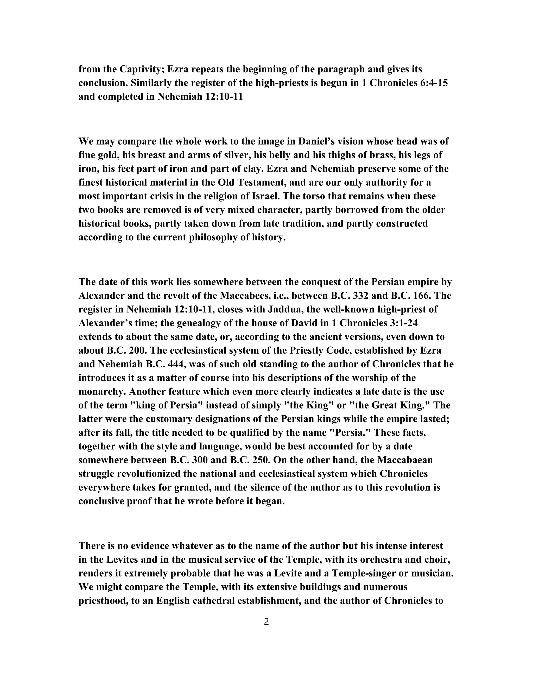 1 chronicles 1 commentary | PDF