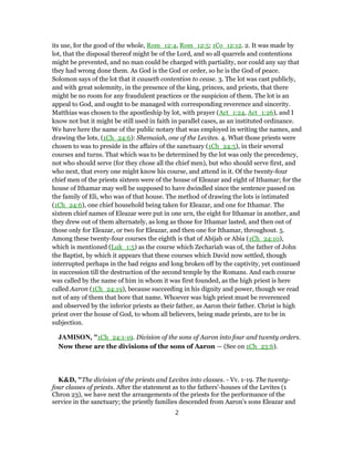 1 chronicles 24 commentary | PDF