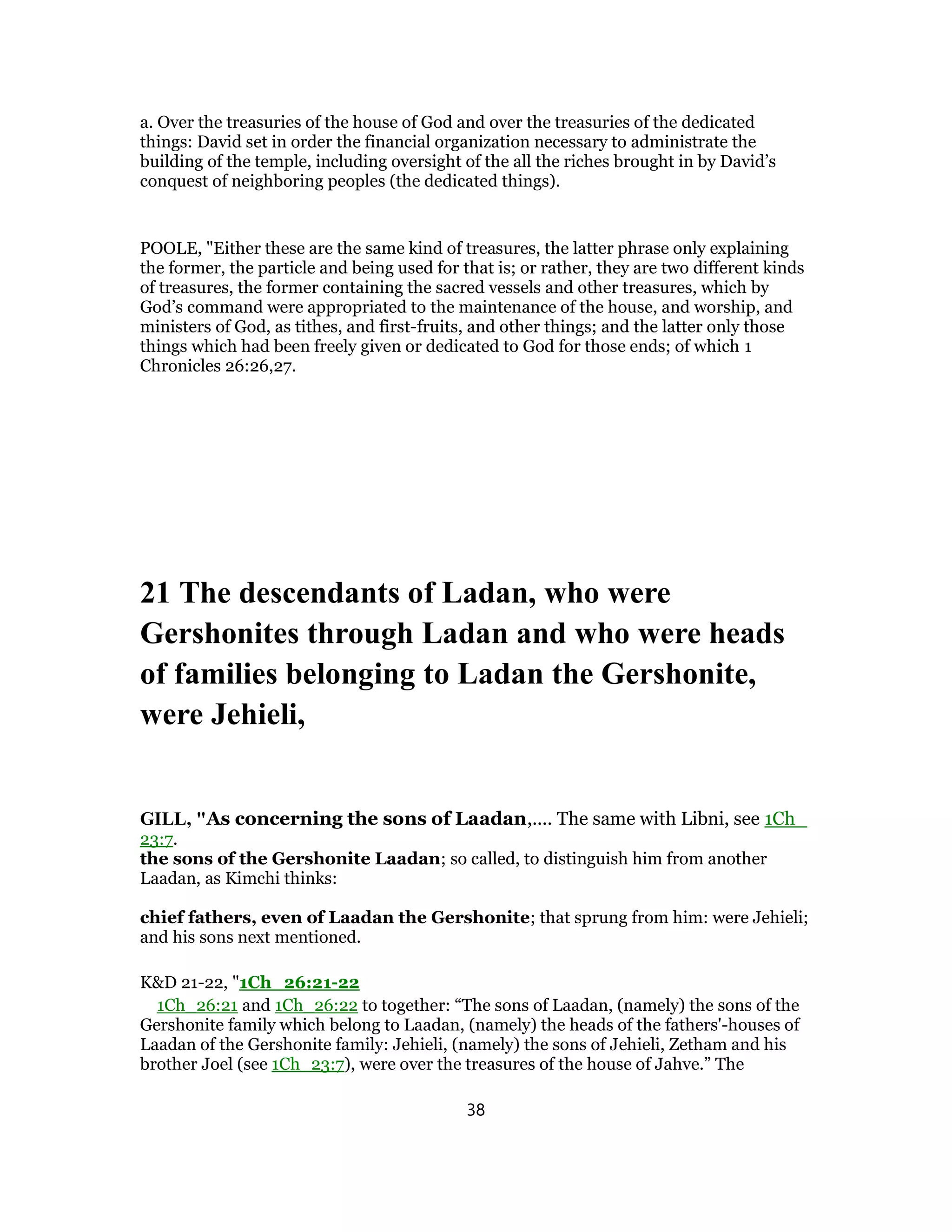 1 chronicles 26 commentary | PDF