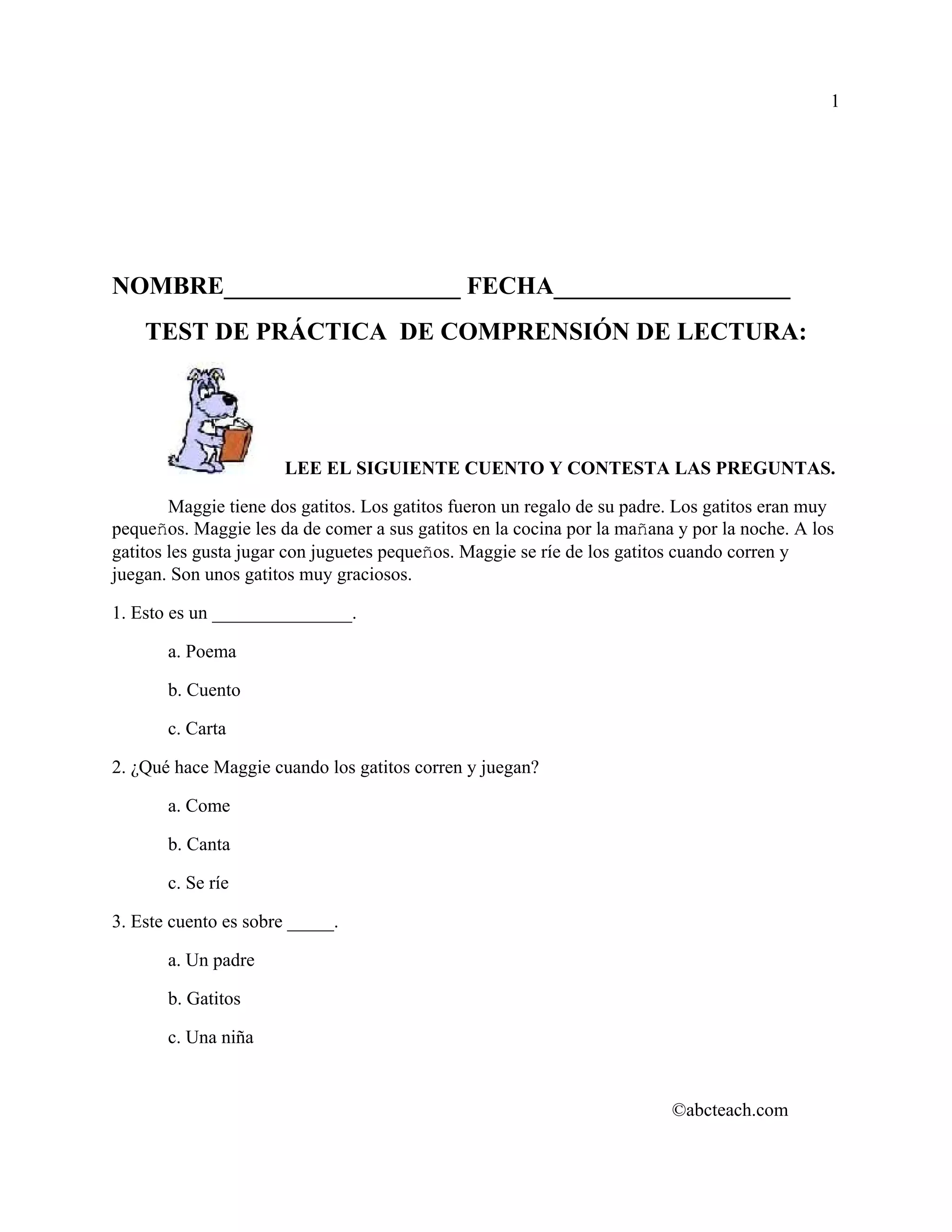 Banco de Lecturas | PDF
