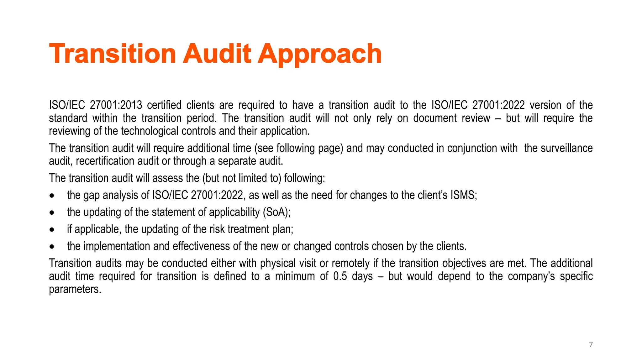 ISO/IEC 27001:2022 Transition Arragements | PDF