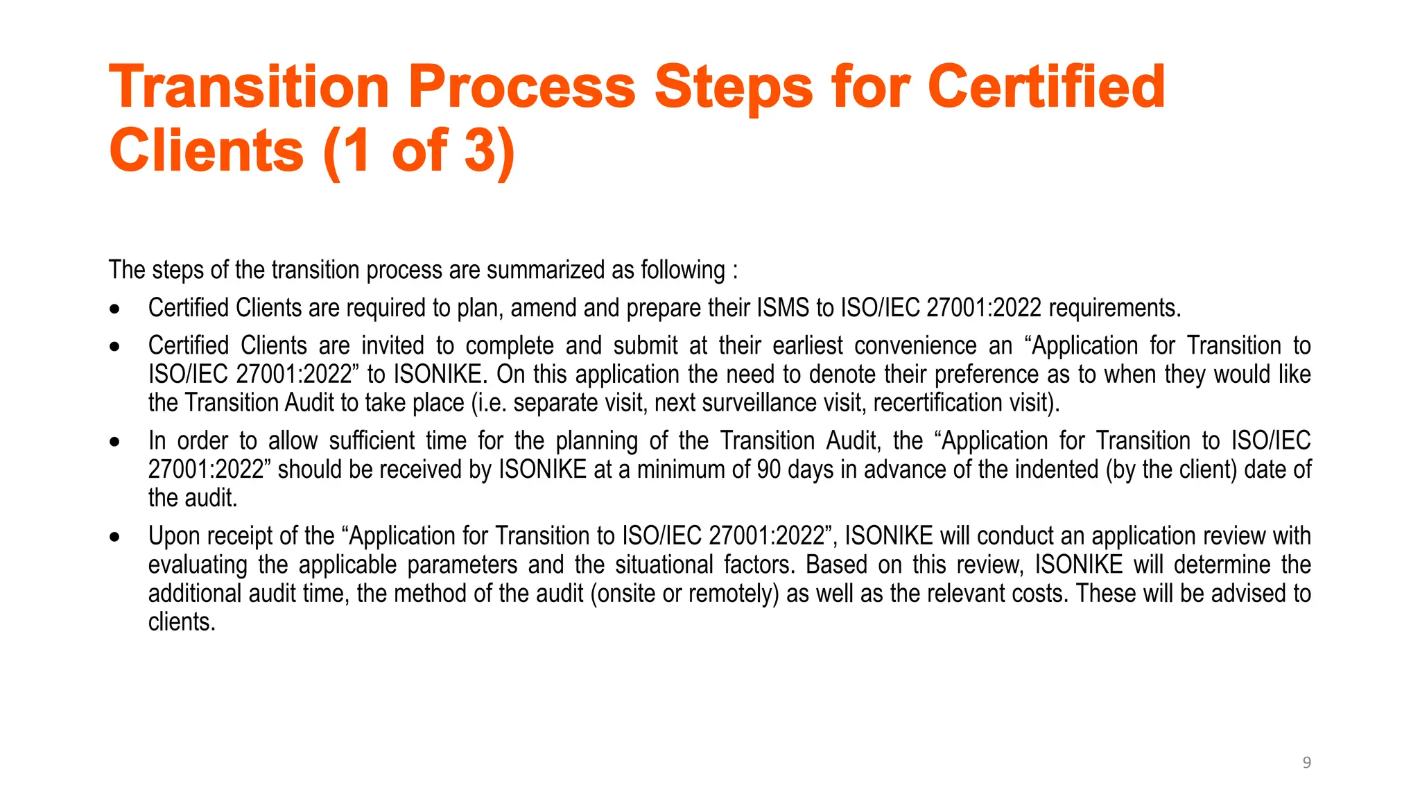 ISO/IEC 27001:2022 Transition Arragements | PDF