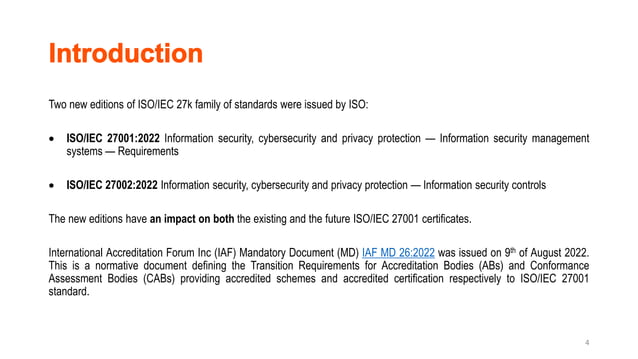 ISO/IEC 27001:2022 Transition Arragements | PDF