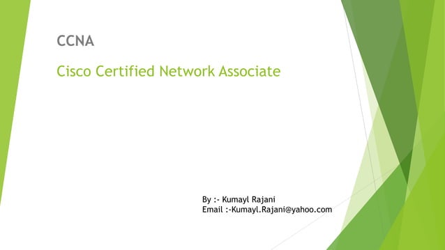 CCNA (Cisco Certified Network Associate) | PPT