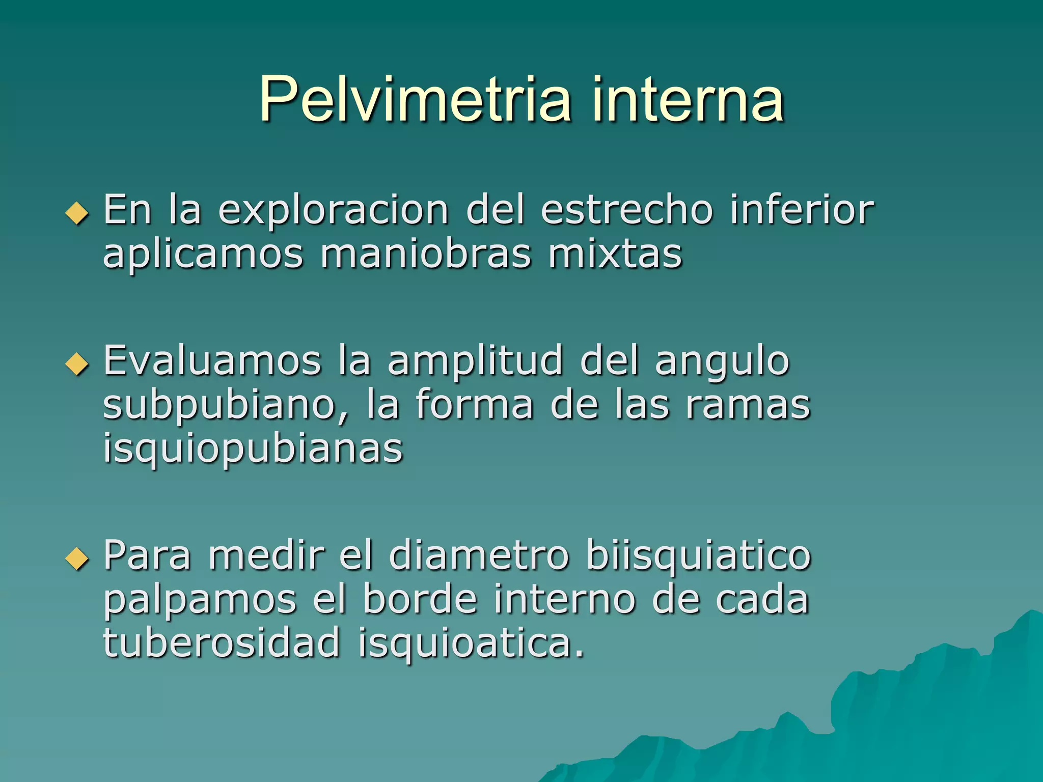 1 clases pelvimetria completa | PPT
