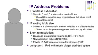 1 class interdomain routing .ppt how it works | PPT