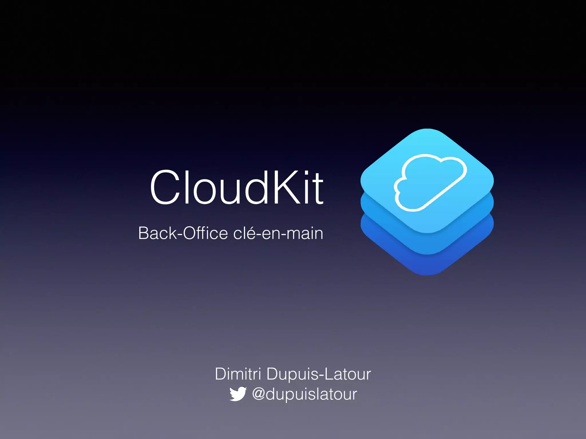 CloudKit as a backend | PPT