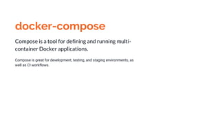docker compose | PPT