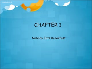 CAPTAIN NOBODY FORM 5 NOVEL CHAPTERS 1-2 | PDF