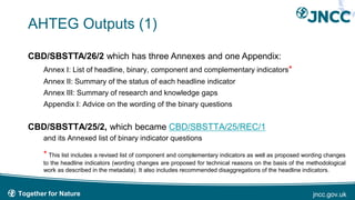 The KM-GBF monitoring framework –status & key messages. Joachim Töpper ...