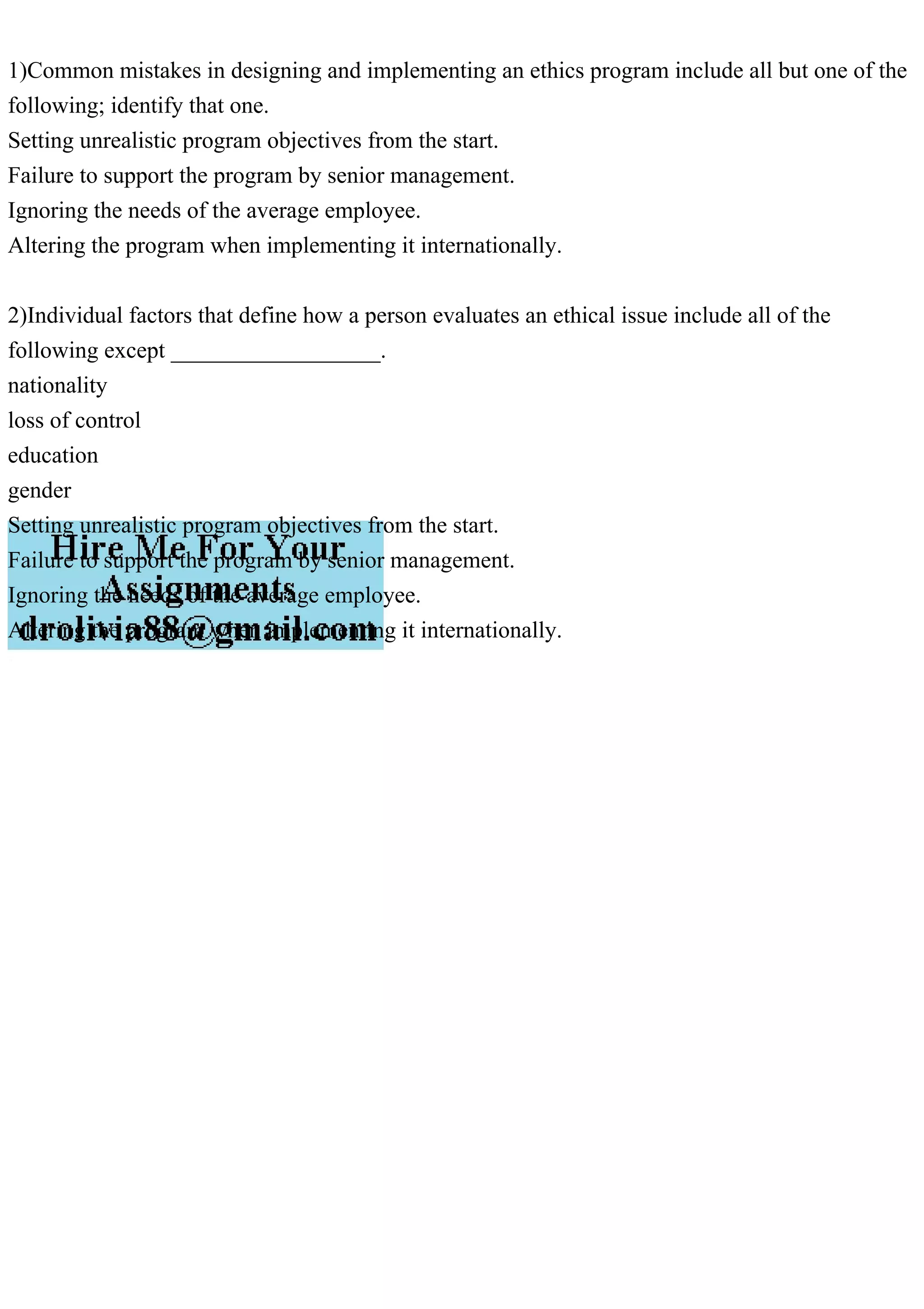 1)Common mistakes in designing and implementing an ethics program in.pdf
