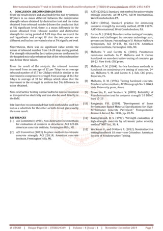 Comparative Analysis of Destructive and Non-Destructive Testing Method ...