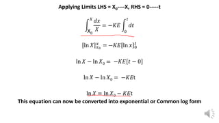 1 compartment model IV bolus administration equation | PPTX