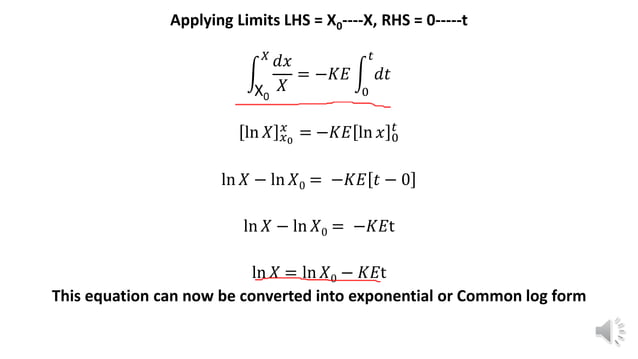 1 compartment model IV bolus administration equation | PPTX | Lung and ...