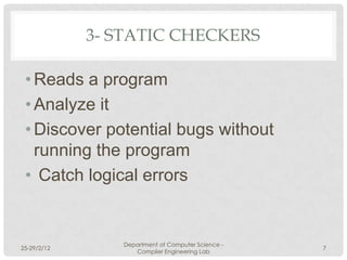 Compiler Engineering Lab#1 | PPTX | Programming Languages | Computing