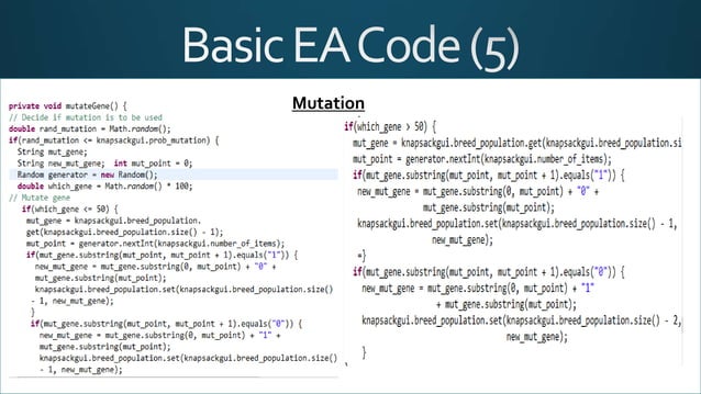 Knapsack problem solved by Genetic Algorithms | PPTX