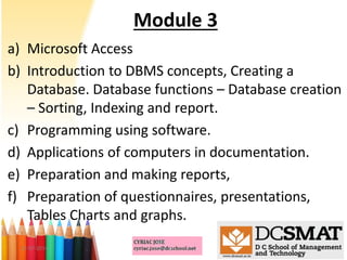 MBA computer application in business intro | PDF