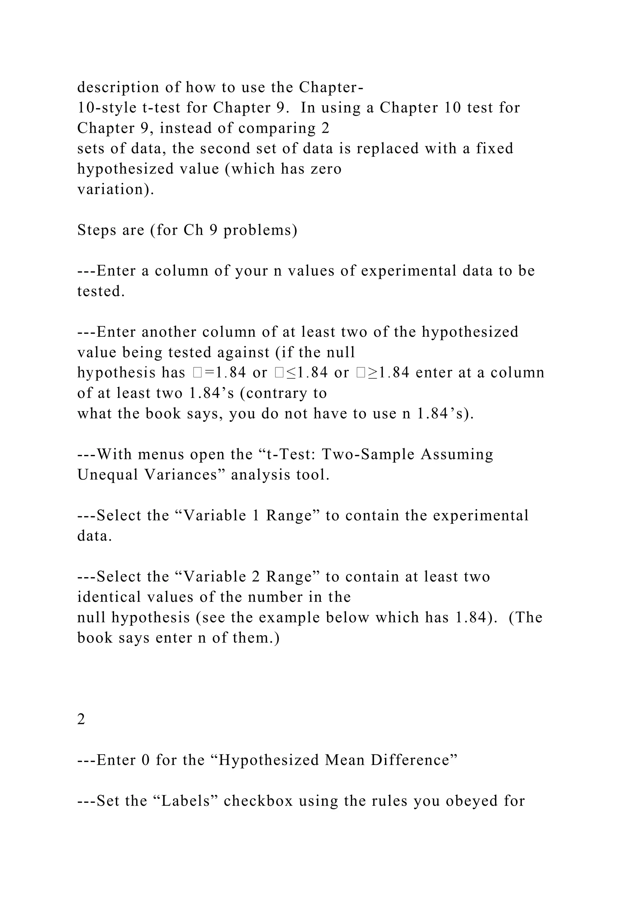 1 Computer Assignment 3 --- Hypothesis tests about m.docx