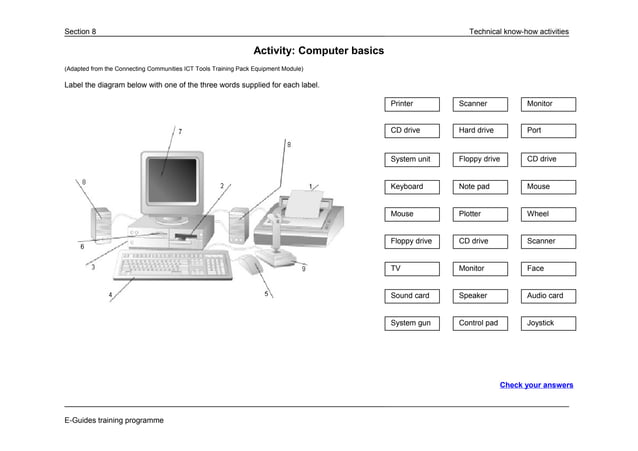1 computer basics | PPT