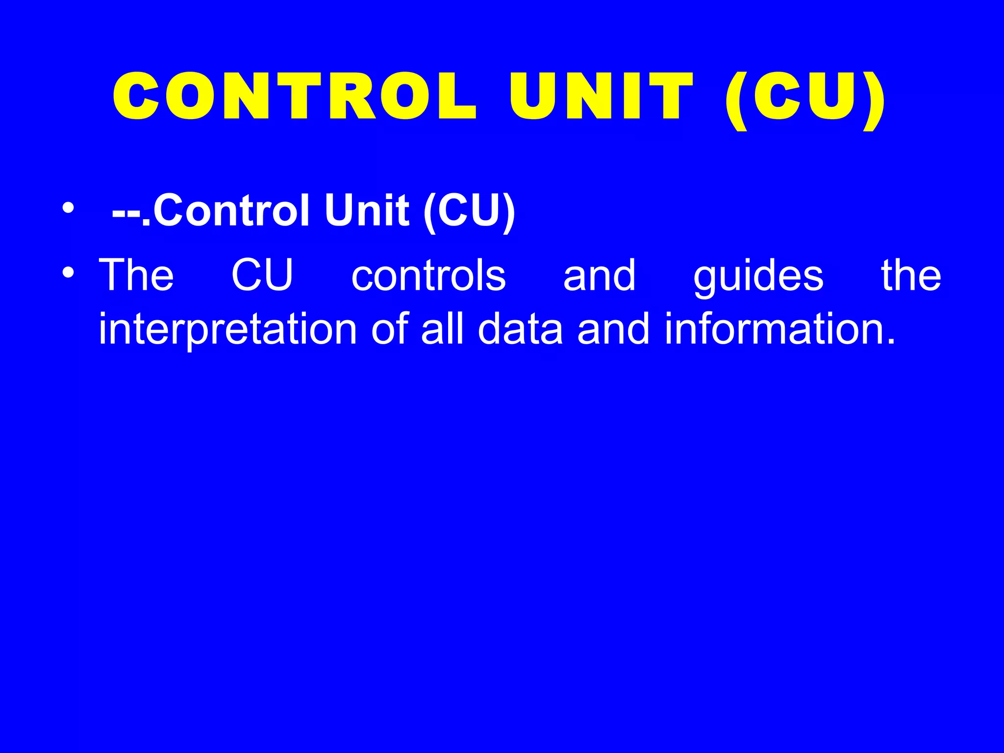 Computer Overview | PPT