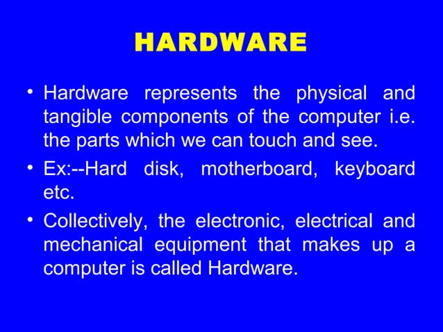 Computer Overview | PPT | Operating Systems | Computer Software and ...