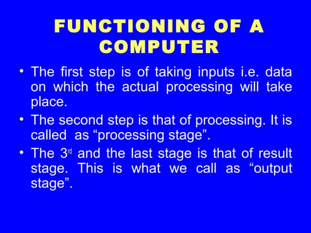 Computer Overview | PPT