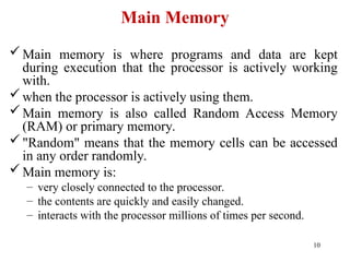 Computer System and its organization with different generations | PPT