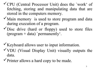Computer System and its organization with different generations | PPT