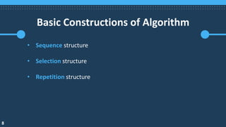 Algorithm and Data Structure - Concept of Algorithm and Data Structure ...